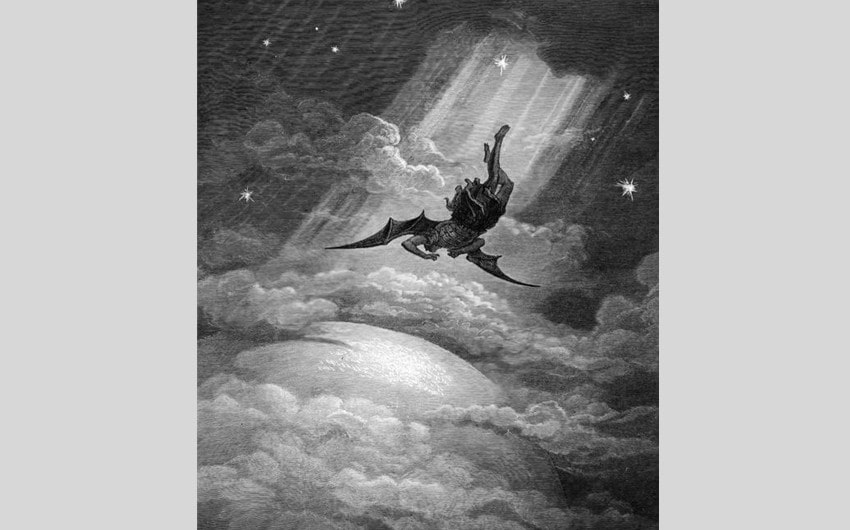 The Duality of Beauty and Evil in Lucifer Painting by Cabanel